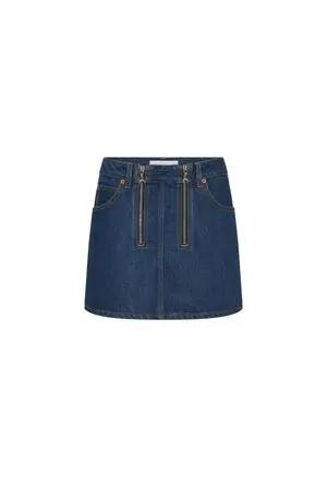 MARINE SERRE Denim Mini Skirt