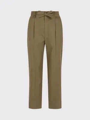 Saint Laurent Cotton Trousers - Brown
