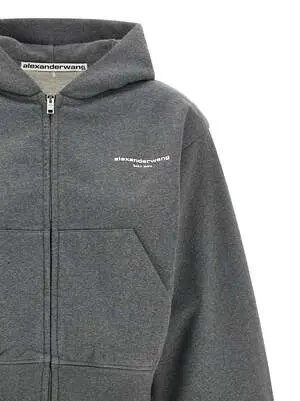 Alexander Wang Zip-up Hoodie' Sweatshirt