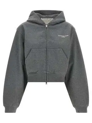 Alexander Wang Zip-up Hoodie' Sweatshirt - Gray