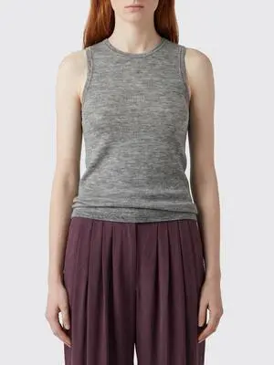 Saint Laurent Cashmere Tank Top - Gray