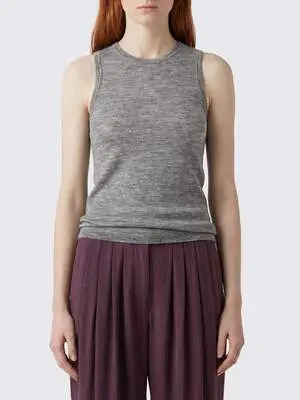 Saint Laurent Cashmere Tank Top - Gray
