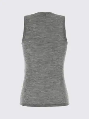 Saint Laurent Cashmere Tank Top - Gray