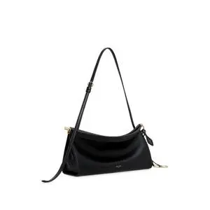 Alaïa Textured Shoulder Bag - Black