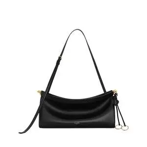 Alaïa Textured Shoulder Bag - Black