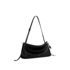 Alaïa Textured Shoulder Bag - Black