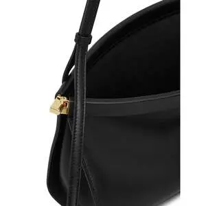 Alaïa Textured Shoulder Bag - Black