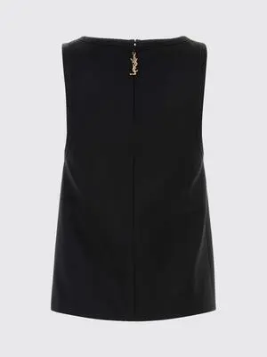 Saint Laurent Viscose Sleeveless Top