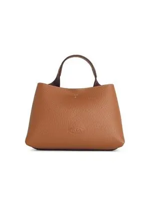 TOD'S Micro Bag In Natural Leather - Brown