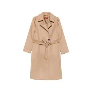 Max Mara Neutrals Coats Single Breasted Coats