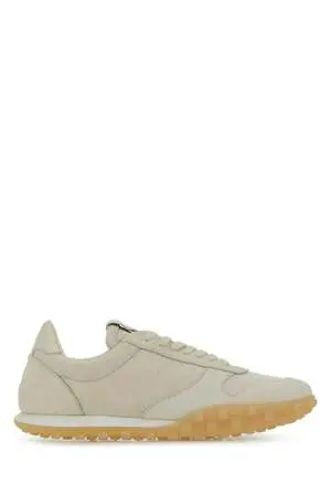 JIL SANDER Canvas And Suede Moon Sneakers - Brown