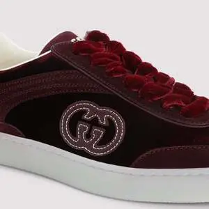Gucci G74 Suede Leather Sneakers