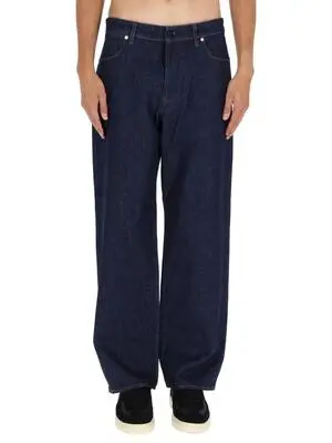 Stone Island Indigo Denim Pants - Blue
