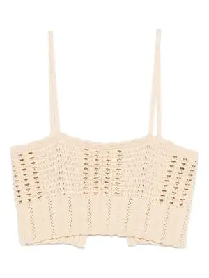 FORTE_FORTE Knitted Bralette Top - Multicolor