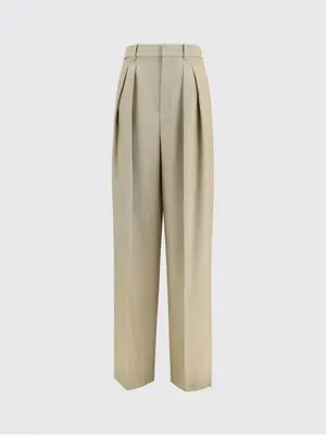 Saint Laurent Wool And Silk Tailored Trousers