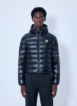 Moncler Forzo Hooded Packable Short Down Jacket - Black