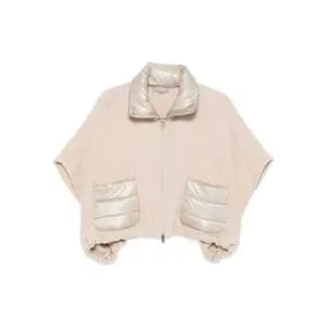 Herno Neutrals Jackets Capes & Ponchos - Cream
