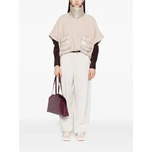 Herno Neutrals Jackets Capes & Ponchos - Cream