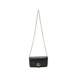 Gucci Matelassé Leather Cross-body Bag - Black
