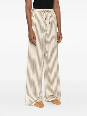 Max Mara Striped Wide-leg Trousers