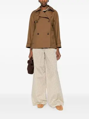 Max Mara Striped Wide-leg Trousers