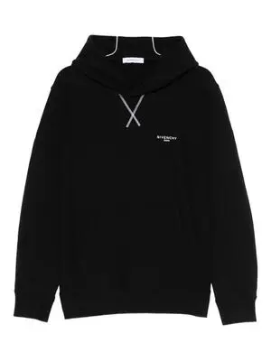 Givenchy Logo Cotton Hoodie - Multicolor