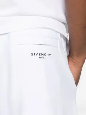 Givenchy Logo Cotton Shorts