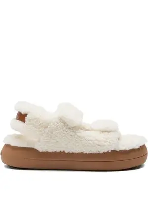 Moon Boot Shearling Sandals - Multicolor