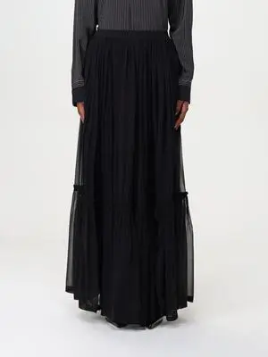 Saint Laurent Silk Skirt - Black