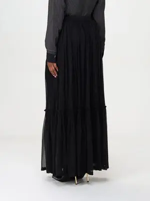 Saint Laurent Silk Skirt - Black