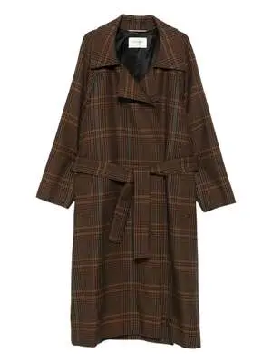 Saint Laurent Raglan Coat - Multicolor