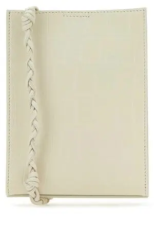 JIL SANDER Ivory Leather Shoulder Bag - White