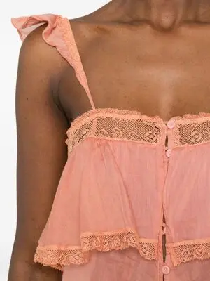 FORTE_FORTE Cotton And Silk Voile Top