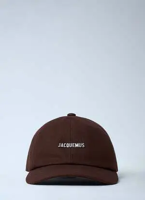 Jacquemus Logo Motif Baseball Cap - Brown