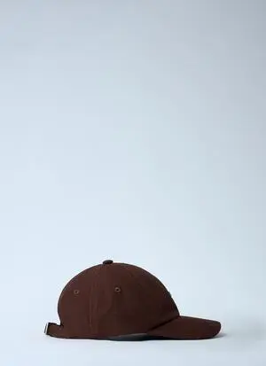 Jacquemus Logo Motif Baseball Cap - Brown