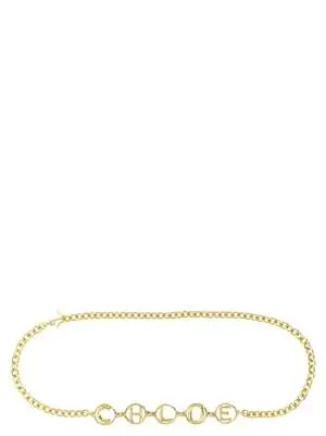 Chloé Script' Jewel Belt - Gold