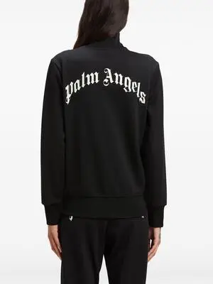 Palm Angels Logo Zipped Track Jacket