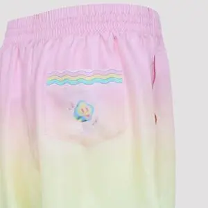 Casablanca For The Love Of Dance Silk Shorts - Multicolor