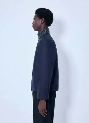 Bottega Veneta High-collar Zip Jacket