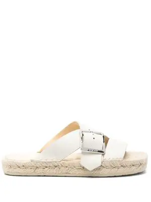 Loewe Petal Leather Sandals - Multicolor