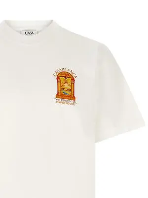 Casablanca Hermons Mirage Arch Icon' T-shirt - White