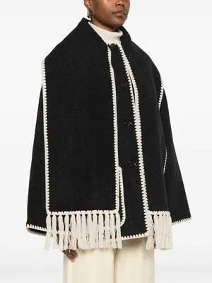 TOTEME Wool Scarfed Jacket - Multicolor