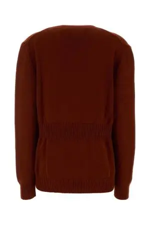Fendi Brick Stretch Cashmere Sweater - Red