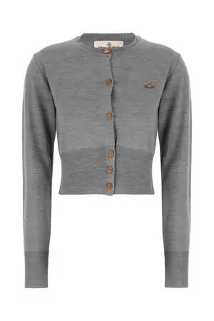 VIVIENNE WESTWOOD Cropped Button Detailed Cardigan - Multicolor