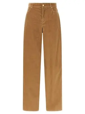 Max Mara MAX MARA STUDIO Fragola Velvet Trousers Cream