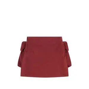 Miu Miu Recycled Polyester Skirt - Red