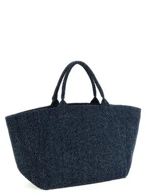 GANNI Xxl Bear Shopping Bag - Blue