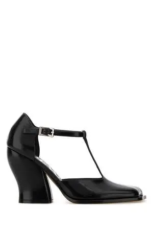 Loewe Leather T-bar Pumps