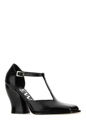 Loewe Leather T-bar Pumps