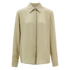 FERRAGAMO Neutrals Tops Shirts - Cream